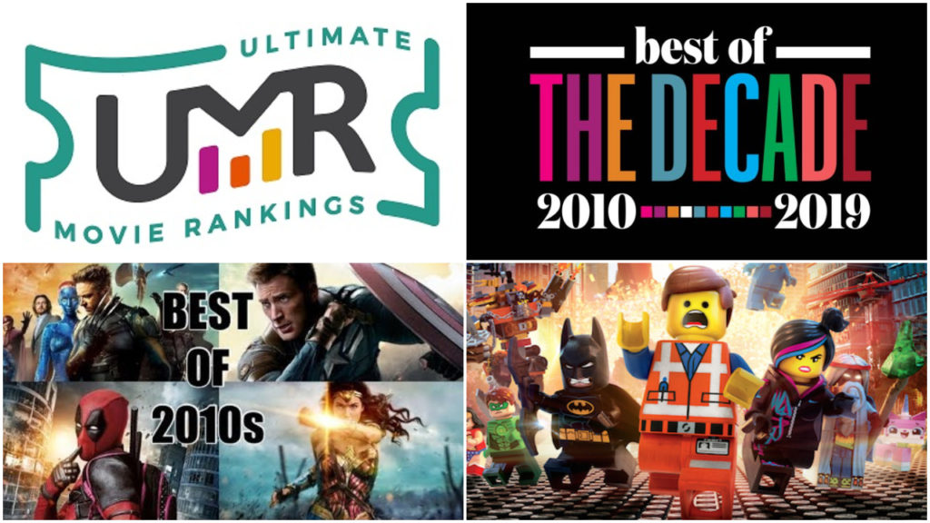 Top 100 Movies of 2010s Decade | Ultimate Movie Rankings